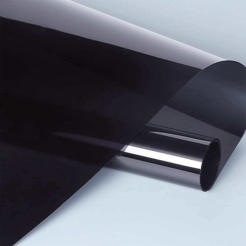 RoomMates Black Energy 24 in. W x 74 in. L Decorative Window Film ...