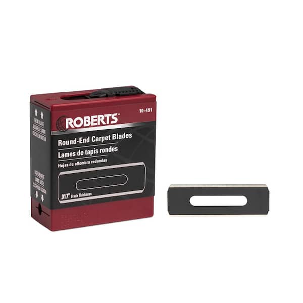 ROBERTS Round-End Carbon Steel Carpet Blades and Quick Blade Dispenser ...
