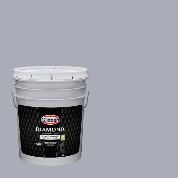Glidden Diamond 5 gal. PPG0993-3 Gosling Gray Semi-Gloss Interior Paint ...