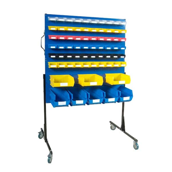 Triton Products 50 in. W Mobile Stand-Alone Unit Utility Cart with 4 ...