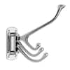 Liberty 6 in. Chrome Hinged Triple Wall Hook B45007J-CHR-C7 - The Home ...