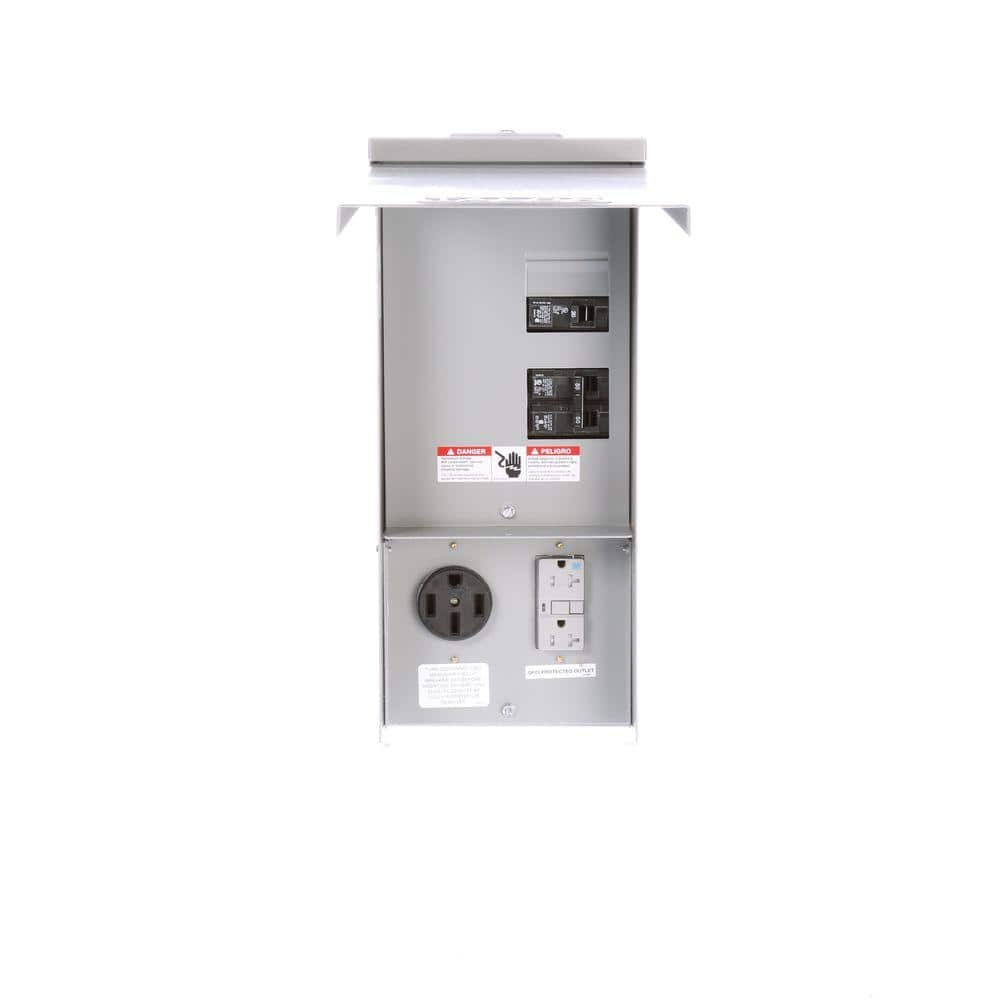 Siemens Temporary Power Outlet Panel 20 and 50 Amp Receptacles ...