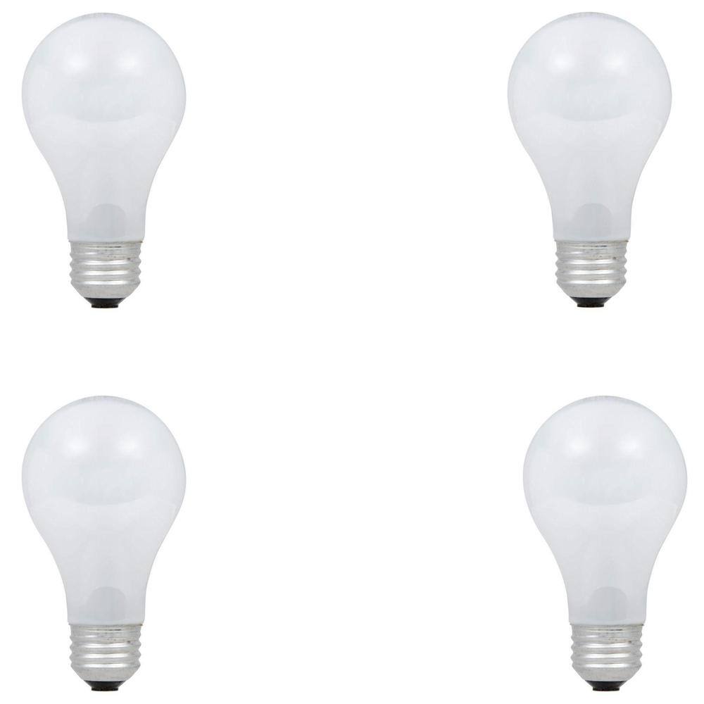 EcoSmart 100-Watt Equivalent A19 Dimmable Eco-Incandescent Light Bulb ... EcoSmart 100-Watt Equivalent A19 Dimmable Eco-Incandescent Light Bulb ...