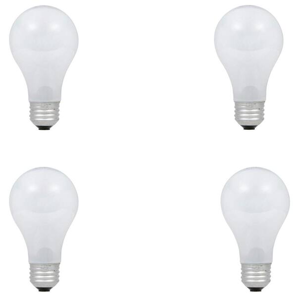 EcoSmart 100-Watt Equivalent A19 Dimmable Eco-Incandescent Light Bulb ...