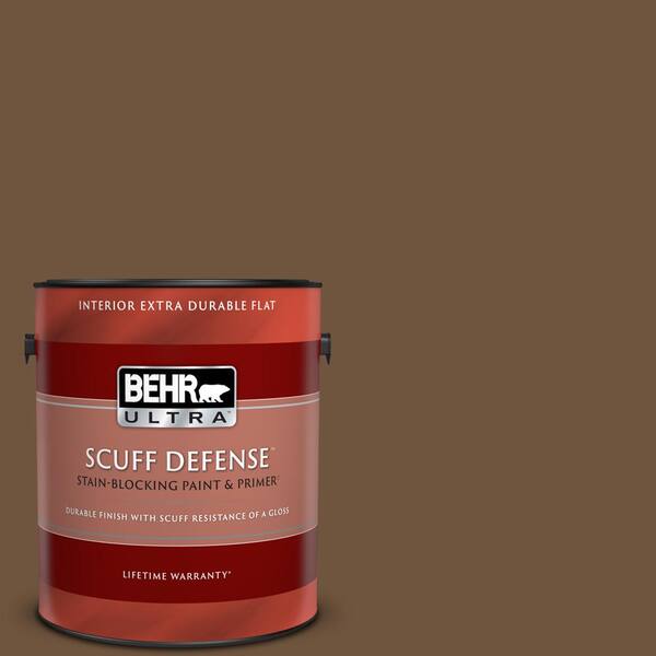 BEHR ULTRA 1 gal. #PPU4-20 Ancient Root Extra Durable Flat Interior ...