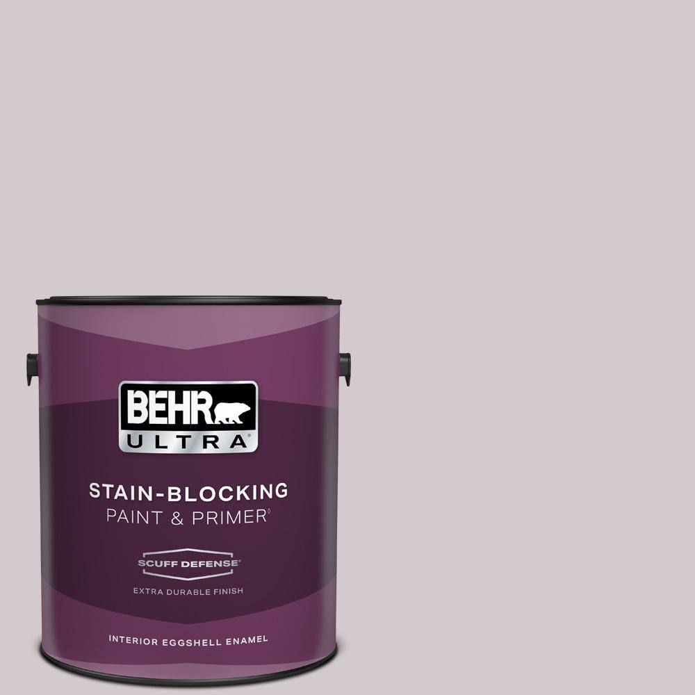 BEHR ULTRA 1 gal. #N110-1 Dusty Lilac Extra Durable Eggshell Enamel ...