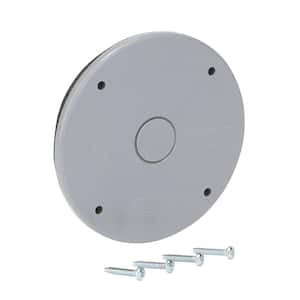 Commercial Electric 4 inch Round Metal Weatherproof Blank Electrical ...