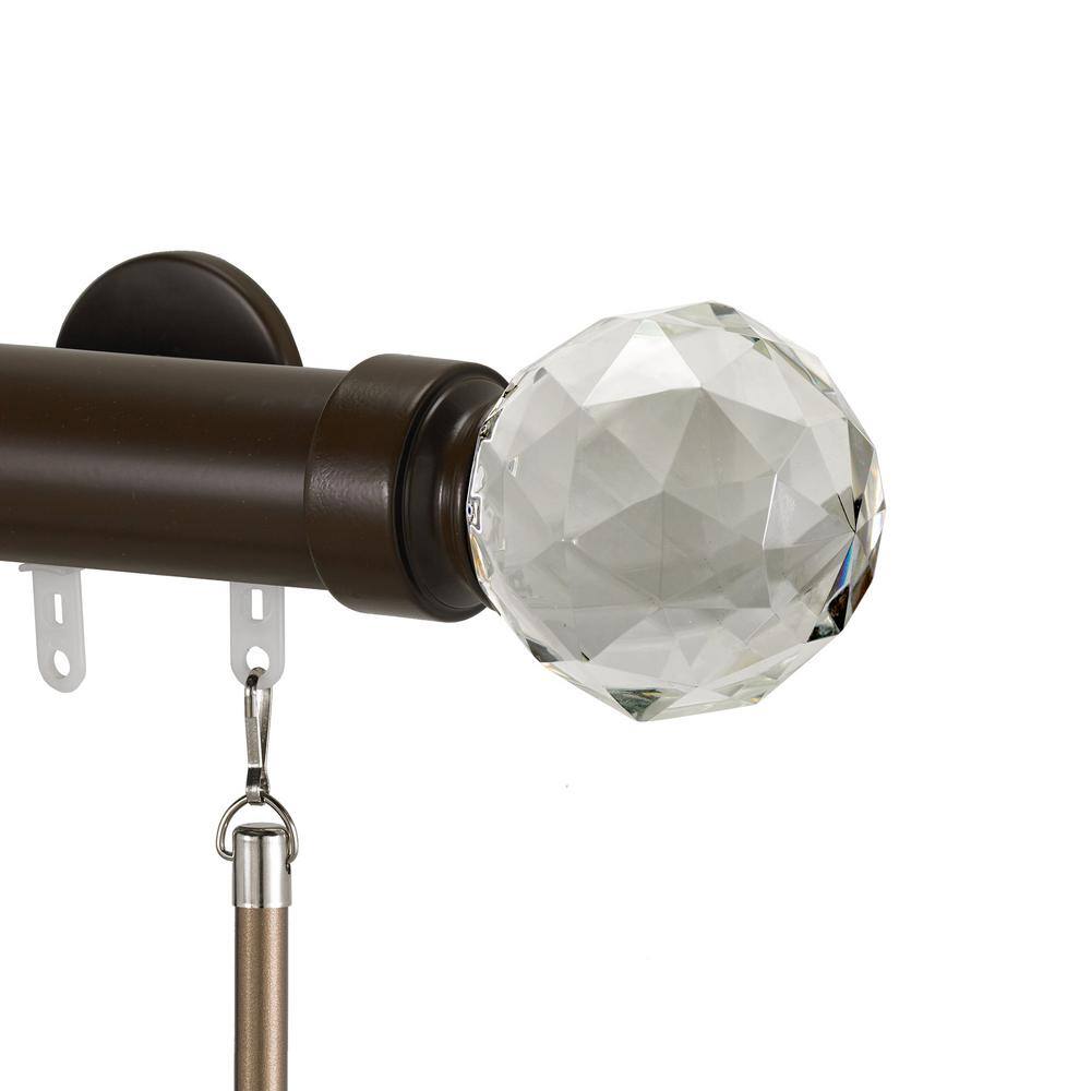 Art Decor Tekno 40 132 in. Non-Adjustable 1.5 in. Single Traverse ...