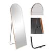 22 in. W x 65 in. H Large Arched Framed Full-Length Floor Mirror Wall ...