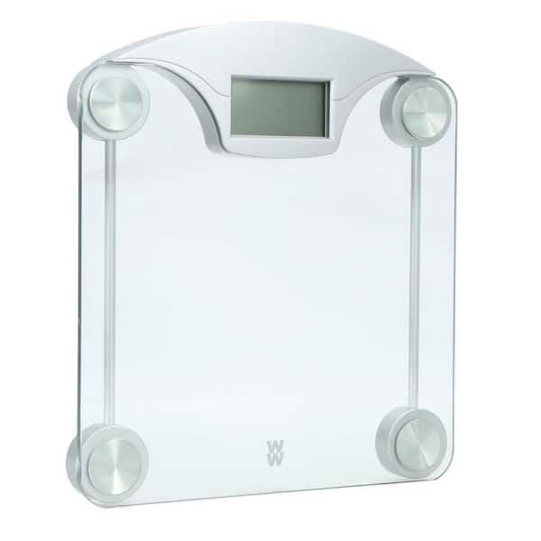 Conair Weight Watchers Digital Glass Scale with Stainless Steel Accents ...