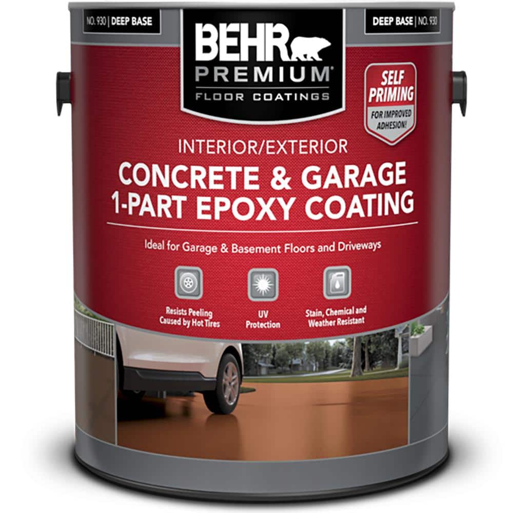 BEHR PREMIUM 1 gal. Deep Base Self-Priming 1-Part Epoxy Interior ...