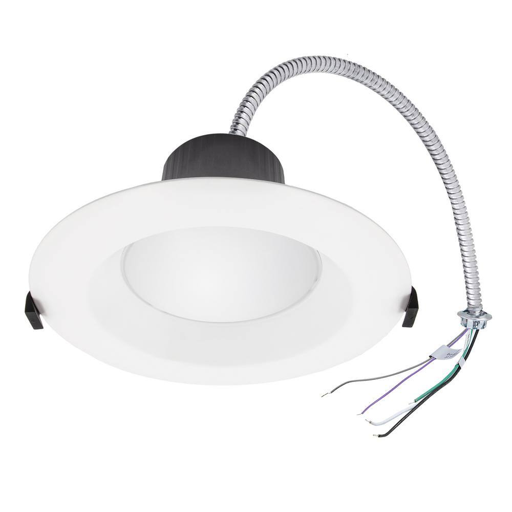 Maxxima 10 in. Recessed Commercial LED Downlight, Selectable Color ...