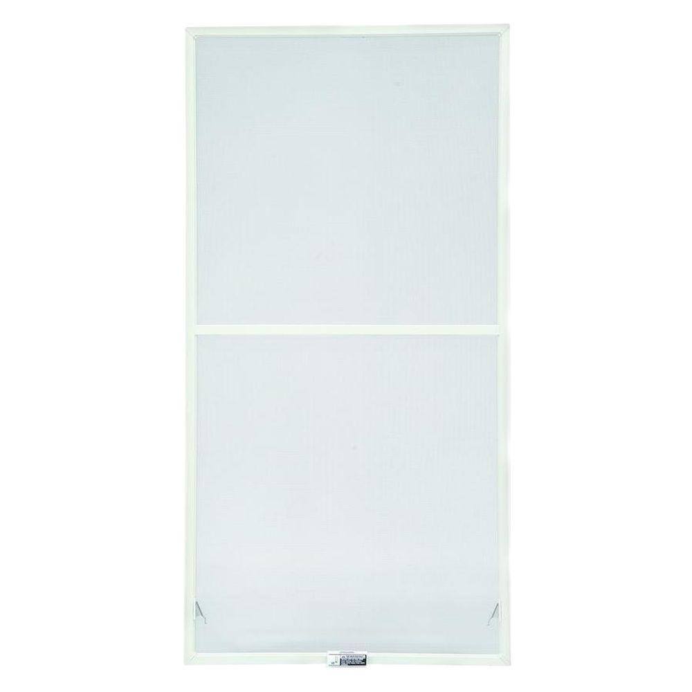 Andersen 19-7/8 in. x 54-27/32 in. 400-Series White Aluminum Double ...