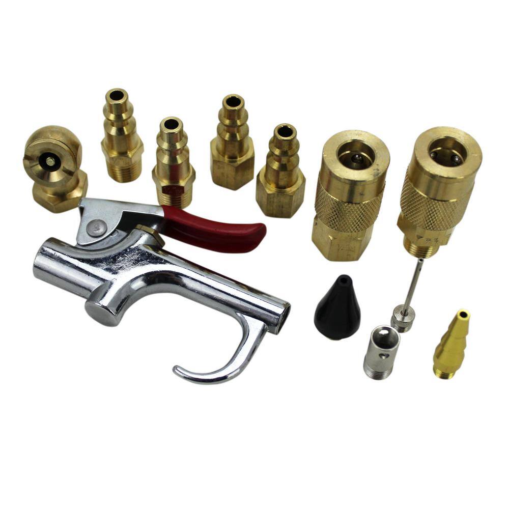 EXELAIR 12-Piece Blow Gun Kit EX0312BKIT - The Home Depot