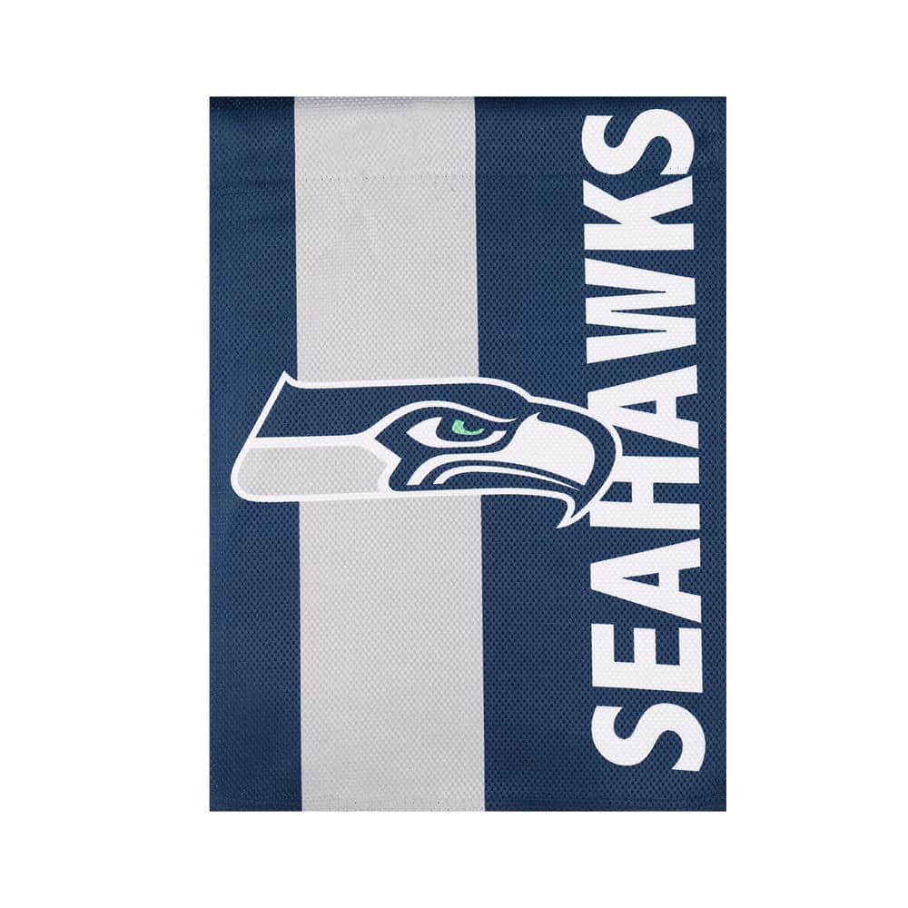 Fan Essentials 12 in. x 18 in. Seattle Seahawks Garden Flag ZHD14ES3827 ...