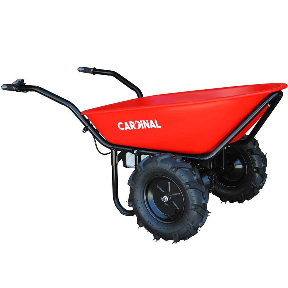Cardinal Electric Utility Cart 40-Volt Battery-Powered Wheelbarrow 570 ...
