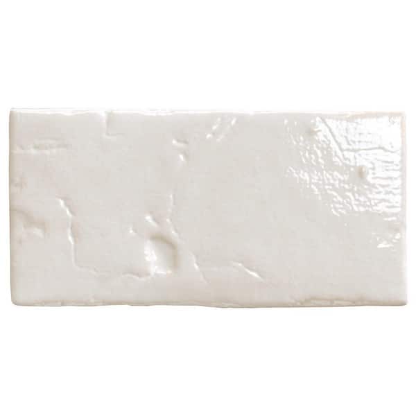 Ivy Hill Tile Tripoli Polished White 3.93 in. x 0.35 in. Polished ...