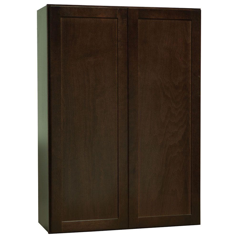 Hampton Bay Shaker 30 in. W x 12 in. D x 42 in. H Assembled Wall ...