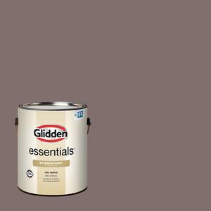 Glidden Essentials 1 gal. Granite Boulder Flat Interior Paint PPG1015 ...