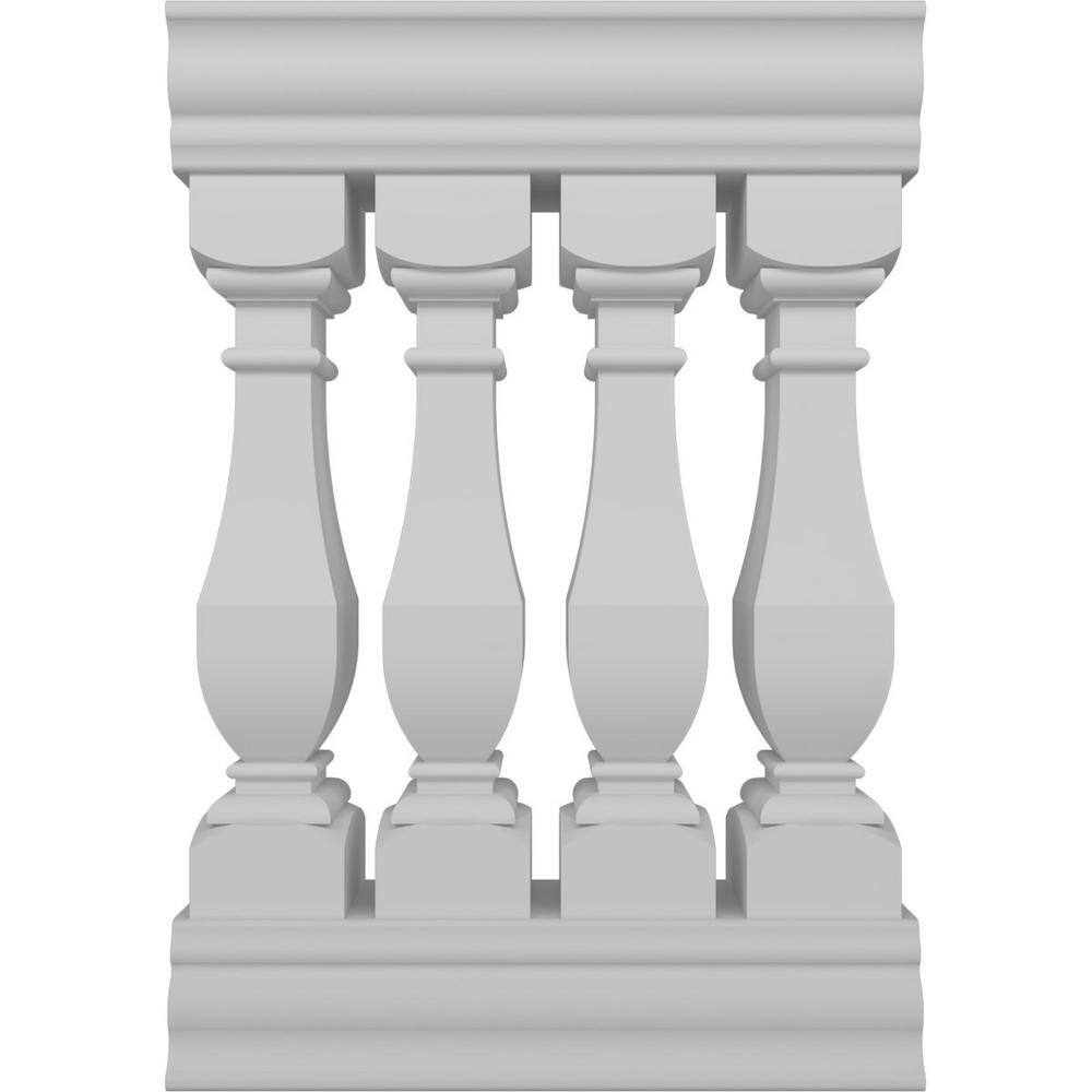 Ekena Millwork Fiberthane Arcadian Balustrade 24 in. L x 38 in. H ...