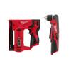 Milwaukee M12 12-Volt Lithium-Ion Cordless 3/8 in. Crown Stapler w/M12 ...