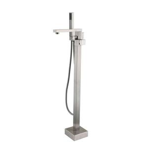 CASAINC 1-Handle Freestanding Tub Faucet with Handheld Shower Head in ...