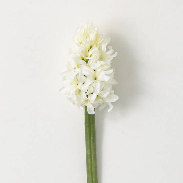 SULLIVANS 14" Artificial Soft White Hyacinth Spray GA1586 WH - The Home ...