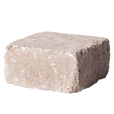 Pavestone RumbleStone Large 3.5 in. x 10.5 in. x 7 in. Cafe Concrete ...