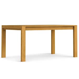 Simpli Home Wilson 60 in. x 36 in. Rectangle Transitional Dining Table ...