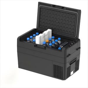 BougeRV 12-Volt Refrigerator 12-V Car Fridge 30 qt. Portable Freezer ...