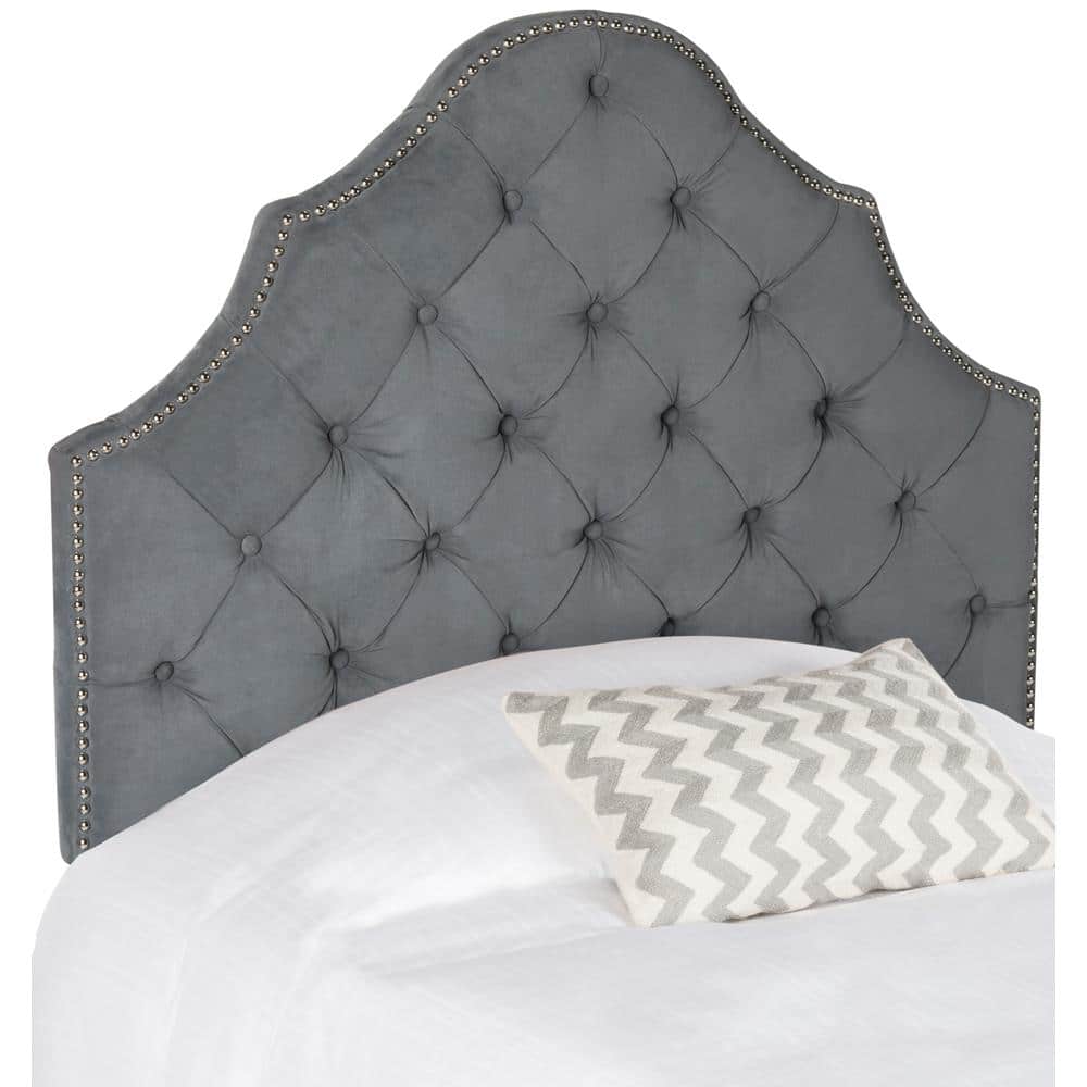 SAFAVIEH Arebelle Grey Twin Headboard MCR4034D - The Home Depot