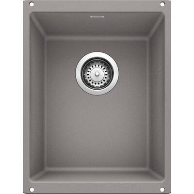 Blanco PRECIS Undermount Granite Composite 33 in. 60/40 Double Bowl ...