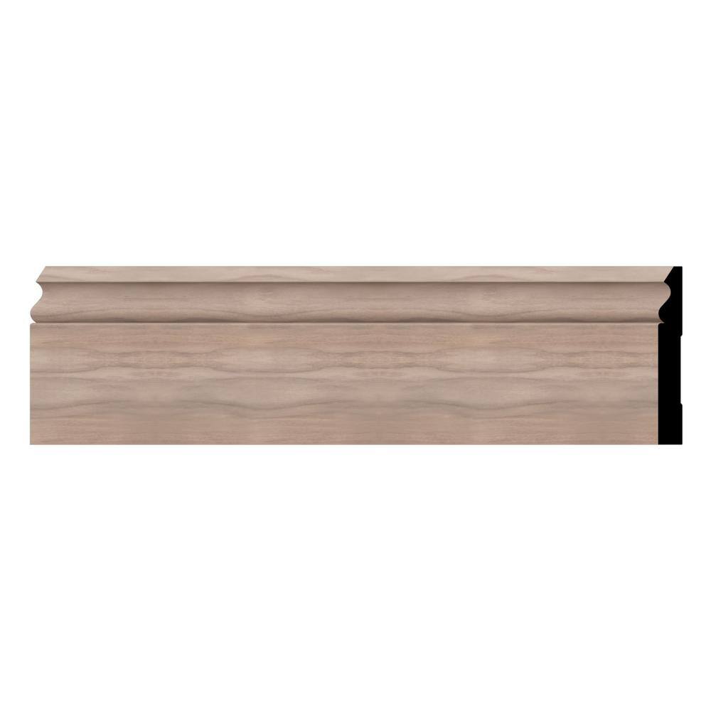 Ekena Millwork WM217 0.56 in. D x 5.25 in. W x 96 in. L Wood Walnut ...