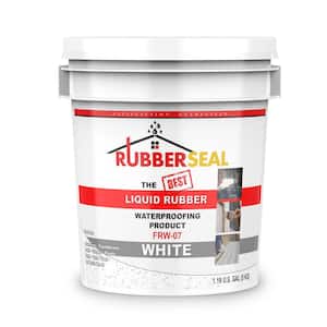 Rubberseal 2 Gal. Black Liquid Rubber Waterproof Coating Waterproofing ...