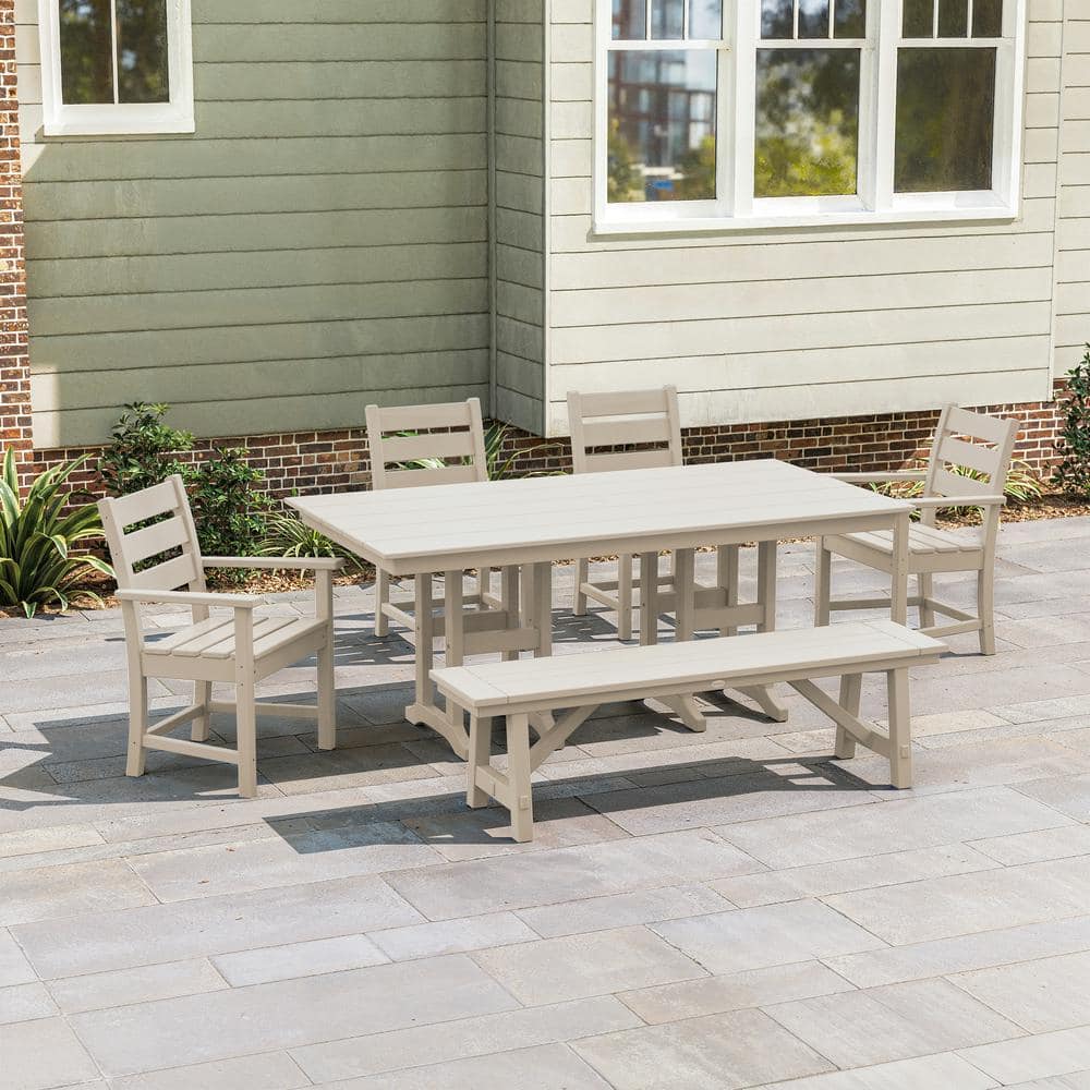 Reviews for POLYWOOD Grant Park 6-Piece Farmhouse Plastic Outdoor ...