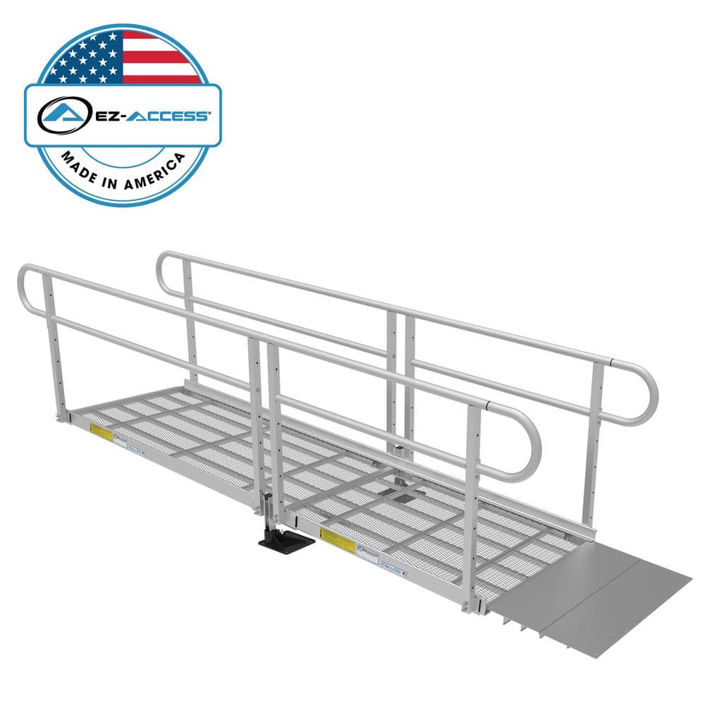EZ-ACCESS PATHWAY 3G 10 ft. Ramp Kit with Expanded Metal Surface and ...