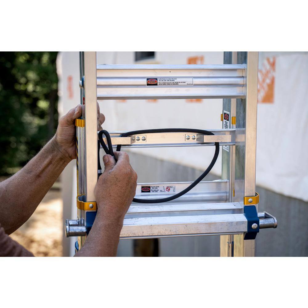 Buy 20 ft. Reach Aluminum Multi-Max Pro Multi-Position Ladder, 375 lbs ...