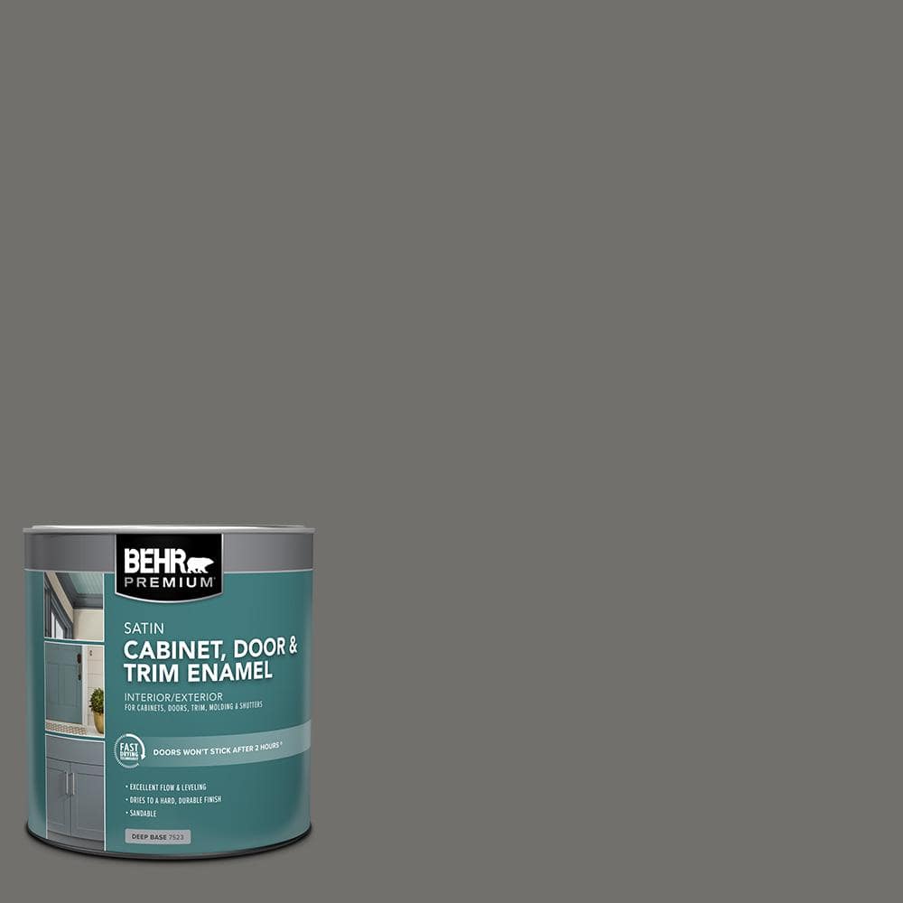 BEHR PREMIUM 1 qt. #PPU24-05 Ancestral Satin Enamel Interior/Exterior ...