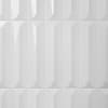 Ivy Hill Tile Colorwave Inflex White 4.43 in. x 17.62 in. Polished ...
