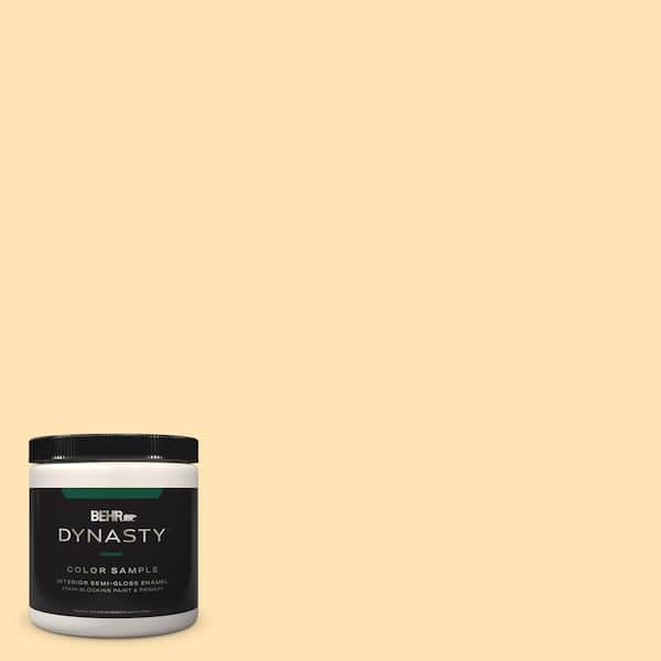 BEHR DYNASTY 8 oz. #P250-2 Golden Nectar Semi-Gloss Enamel Stain ...