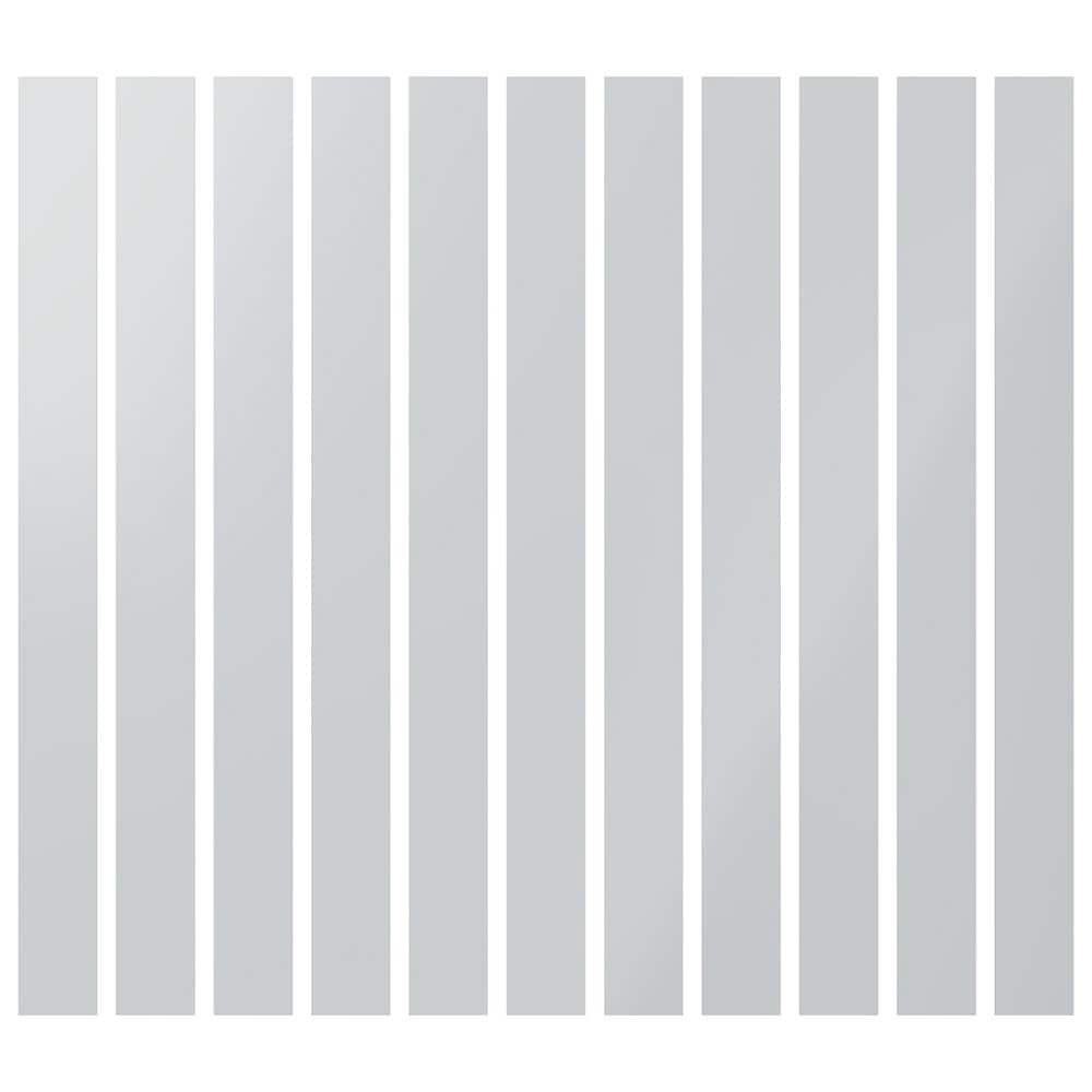 Ekena Millwork Adjustable Slat Wall 1/8 in. T x 4 ft. W x 4 ft. L White ...