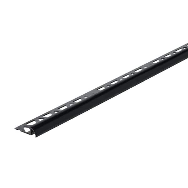 M-D Building Products Gloss Black Powder Coated 1.44 in. W x 96 in. L ...