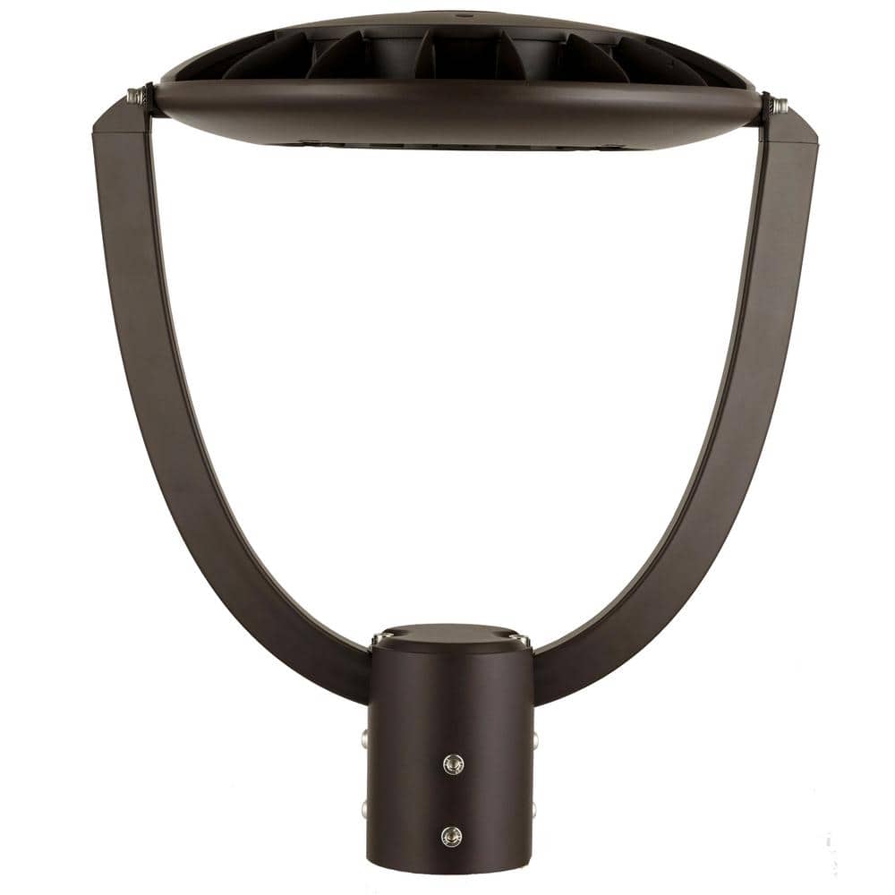 Sunlite 15 in. Bronze Post Top Dimmable Integrated LED Light Fixture ...