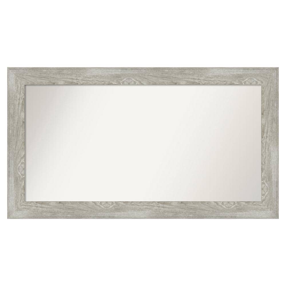 Amanti Art Dove Greywash 50 in. x 28 in. Custom Non-Beveled Distressed ...