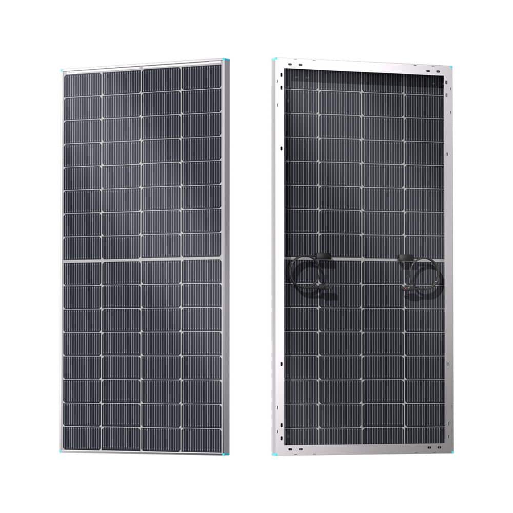 Renogy 12V 250W Bifacial Solar Panel N-Type 16BB Double-Side 25% High ...