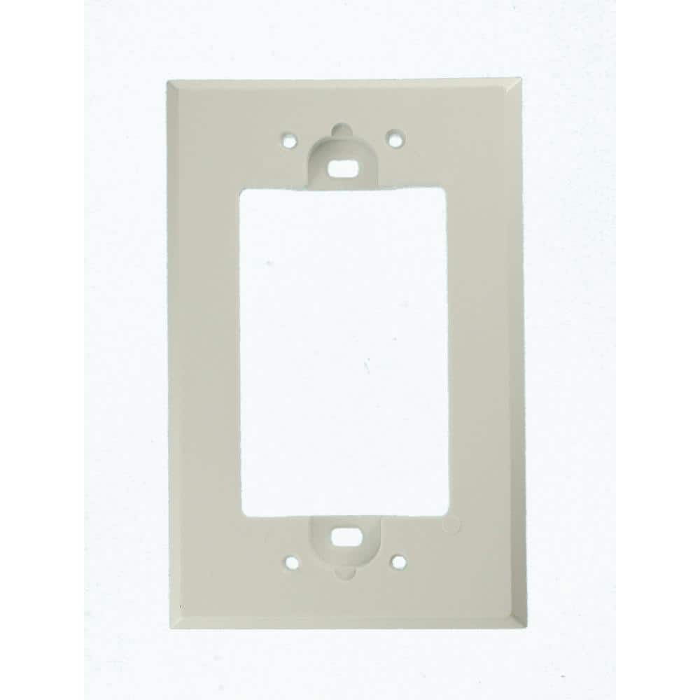 Leviton 1-Gang White Decora/Rocker Plastic Standard Shallow Wall Box ...