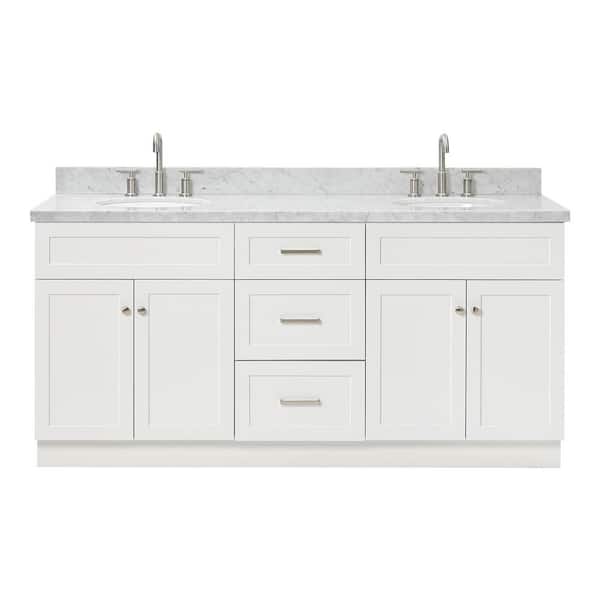 Single Sink - 72 Inch Vanities - Bathroom Vanities with Tops - The Home ...