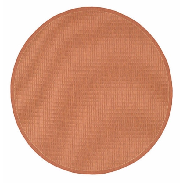 Reviews for Couristan Recife Saddle Stitch Terracotta Natural 9 ft. x 9 ...