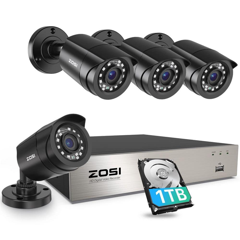 ZOSI 3K Lite 8-Channel Security Camera System with AI Human Vehicle ...