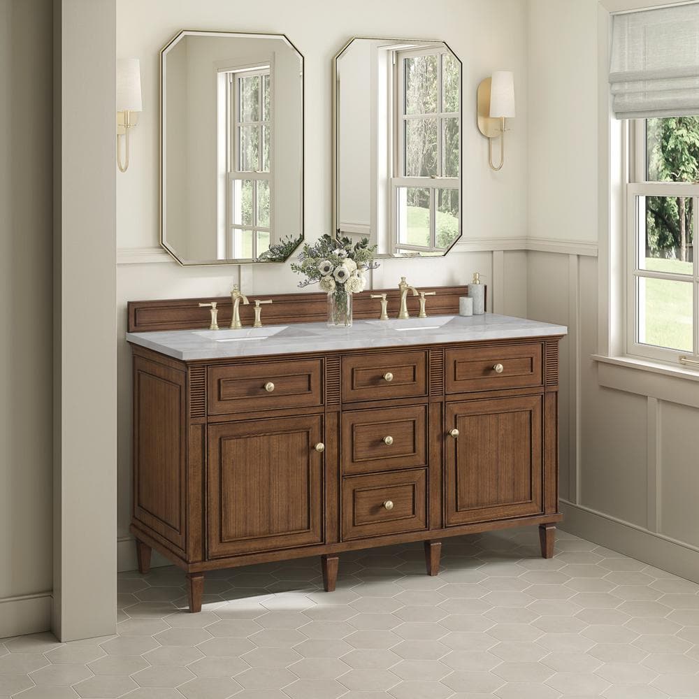 James Martin Vanities Lorelai 60.0 in. W x 23.5 in. D x 34.06 in. H ...